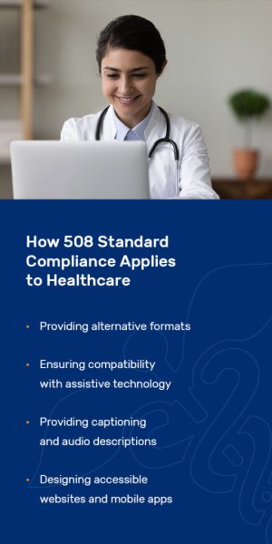 508 Compliance and UX in Healthcare